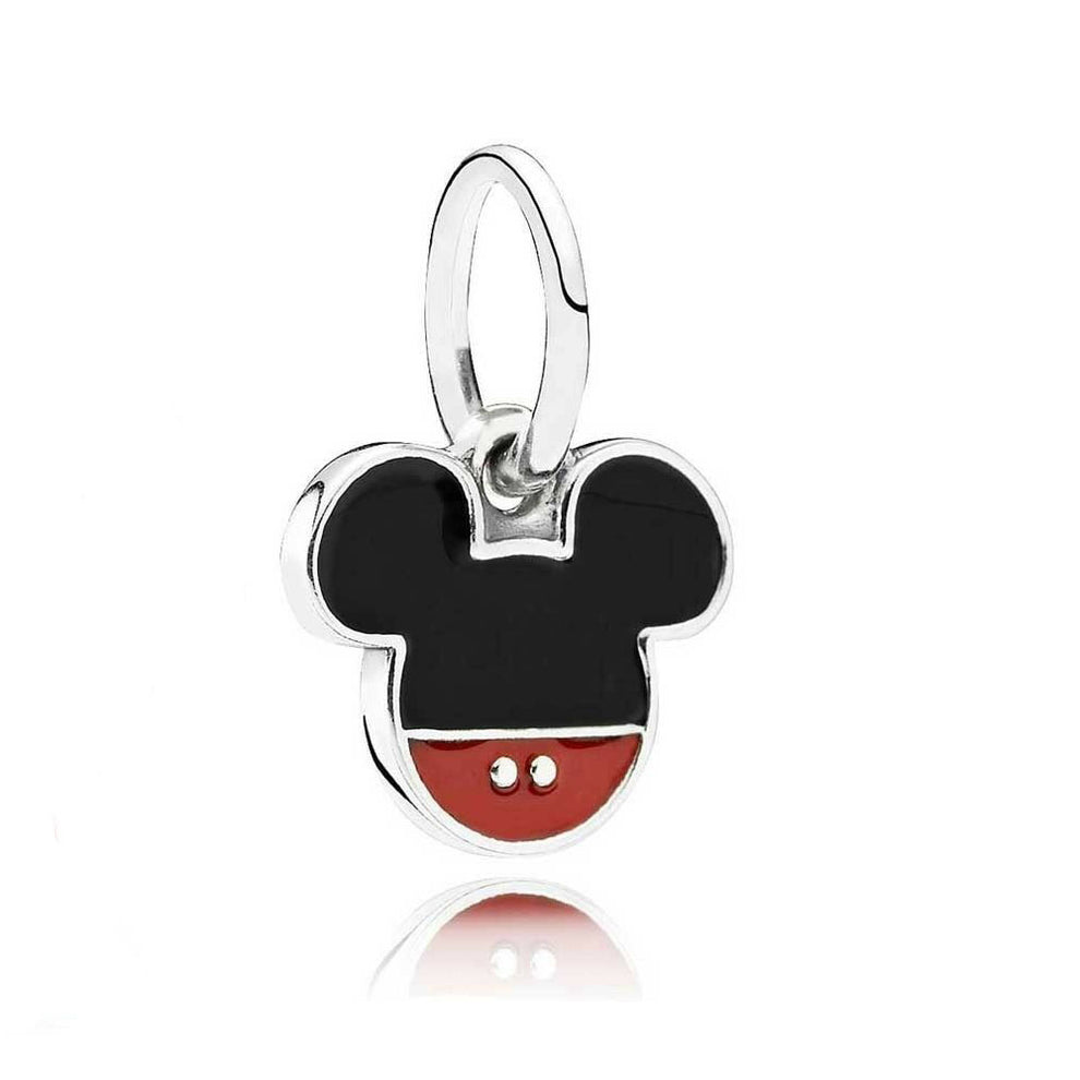 Disney Mickey Mouse Icon Dangle Charm Hallmarked S925 Sterling Silver ...